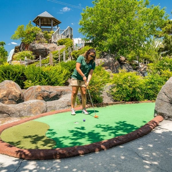 Golfin’ Dolphin in Cape Carteret, NC - Mini Golf, Go-Karts & Sky Trail